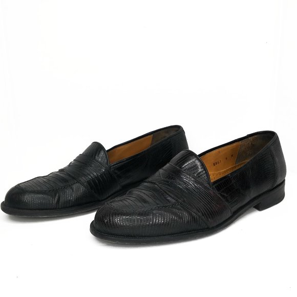 Magnanni | Shoes | Magnanni Raul Lizard Skin Slip On Loafers 9 M | Poshmark